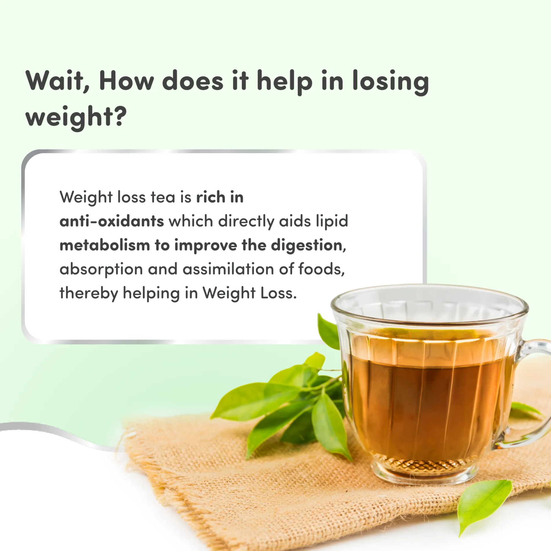 100% Natural Weight Loss Tea- 30 Tea bags